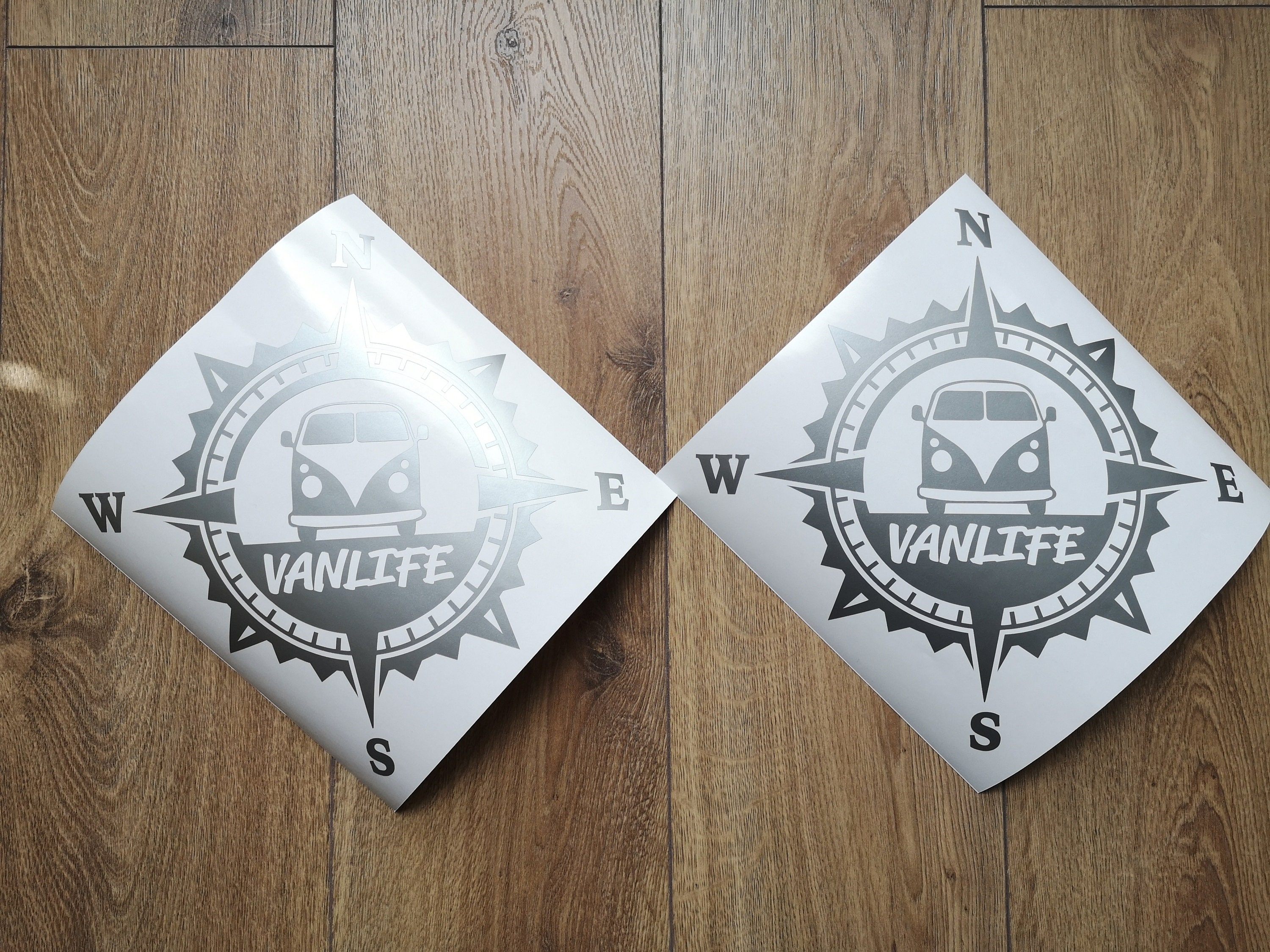 Vanlife Vinyl Decal Sticker Van Life Decal Compass Rose | Etsy