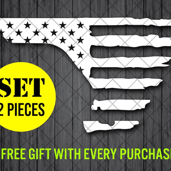 Jeep Distressed Flag Decals - Etsy
