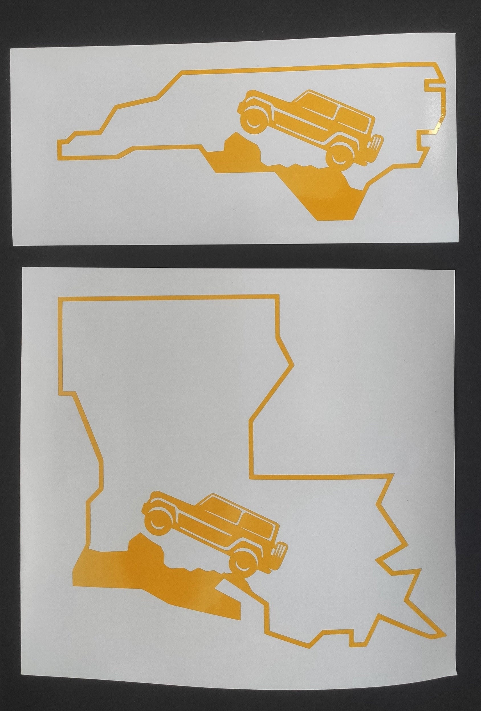 Off-road Car State Vinyl Decal Sticker Your State With the | Etsy