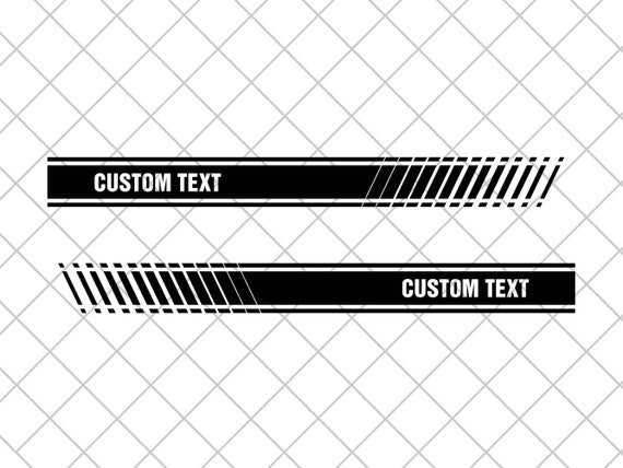 2x Universal Side Stripes / Racing Stripes Decal Sticker Set - Etsy
