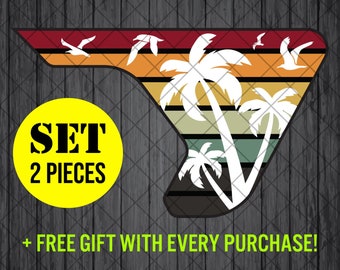 Palm Tree Jl Vent Decal - Etsy