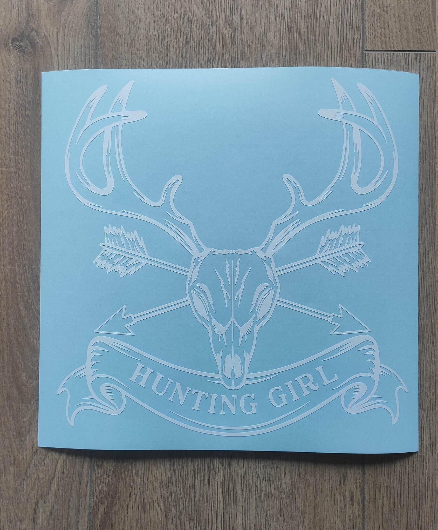 Personalized Deer Skull Decal Truck Decal Hunting Decal Bow - Etsy
