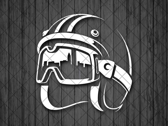 Vintage Motorcycle Helmet Vinyl Decal Sticker Motorcycle | Etsy