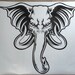 ELEPHANT Vinyl Decal Sticker, Angry ELEPHANT Decal, Elephant Truck ...