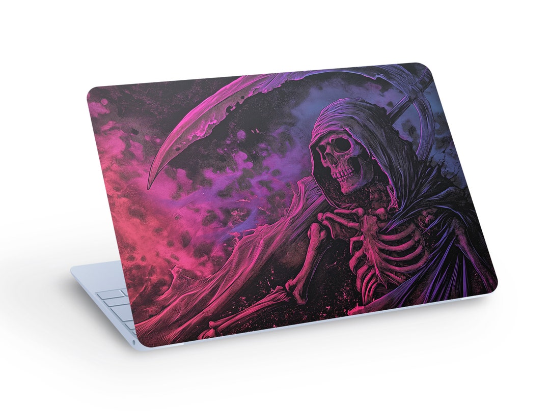 Abstract Grim Reaper DEATH LAPTOP SKIN Decal Sticker, MacBook Skin ...