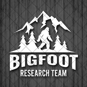 BIGFOOT Research Team Vinyl Decal Sticker, BIGFOOT Decal, SASQUATCH ...
