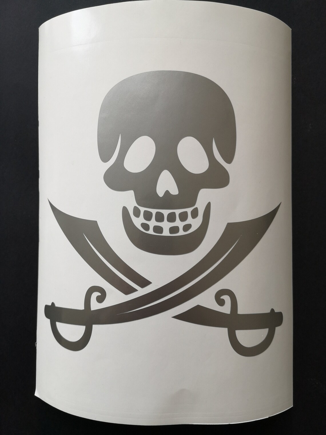 Pirate Skull Vinyl Decal Sticker Ship Captain Decal Truck - Etsy
