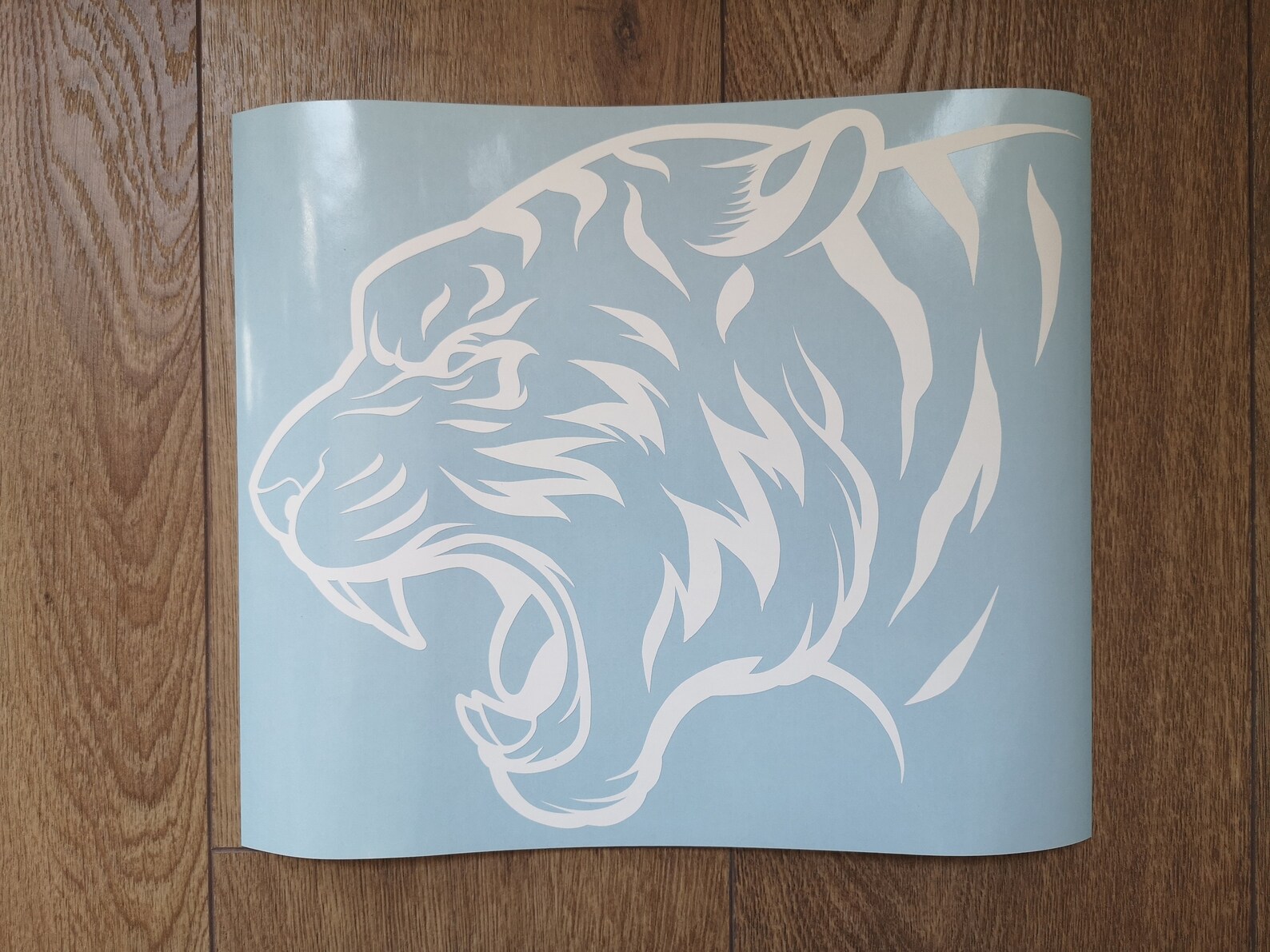 TIGER Vinyl Decal Sticker, Angry TIGER Decal, TIGER Truck Decal, Tiger ...