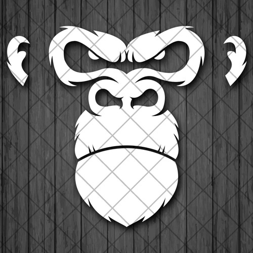 Angry Monkey Vinyl Decal Sticker 4x4 Trucks Cars Vinyl Decal - Etsy