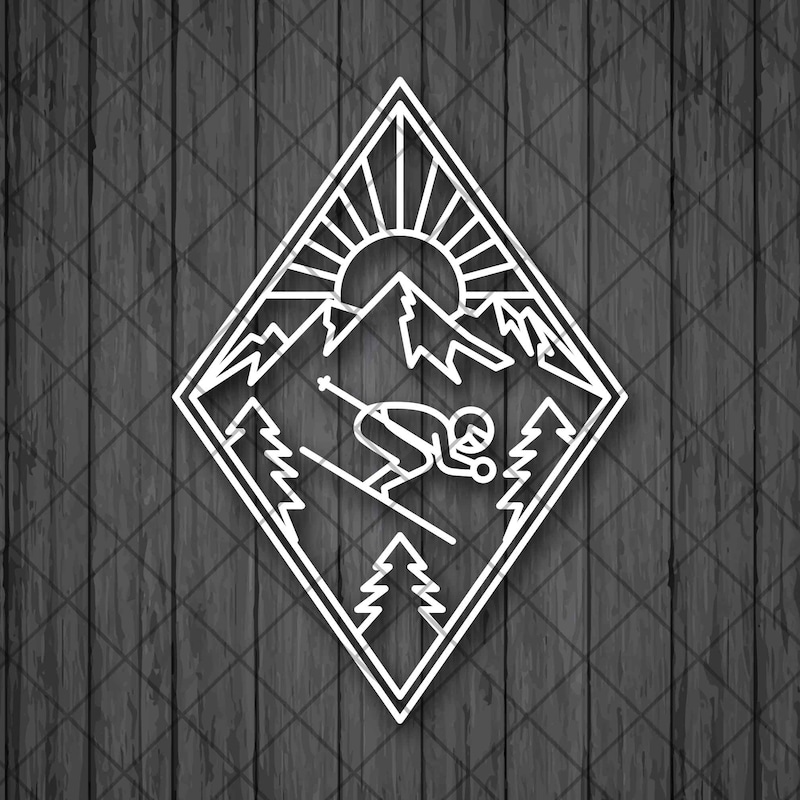 Ski Decal - Etsy