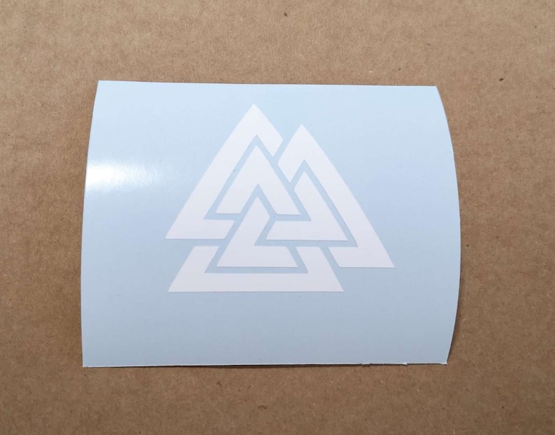 Valknut Vinyl CAR DECAL Sticker Pagan Odin Asatru Norse | Etsy