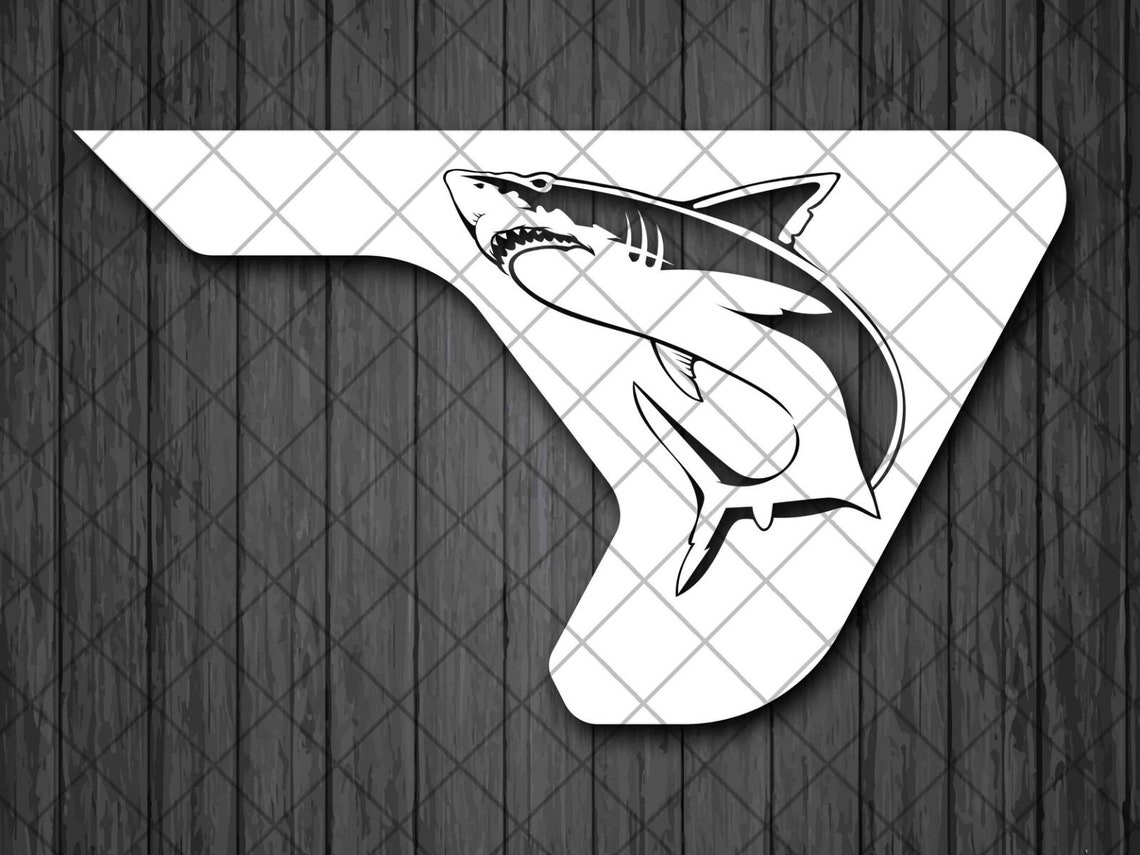 Shark Fender Vent Vinyl Decal Sticker JL / JLU / JT Fender | Etsy