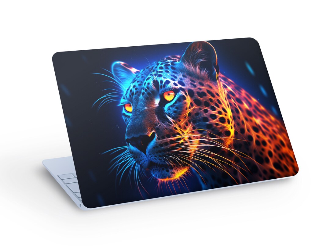 Mystical CHEETAH LAPTOP SKIN Decal Sticker, Cheetah Laptop Skin Decal ...