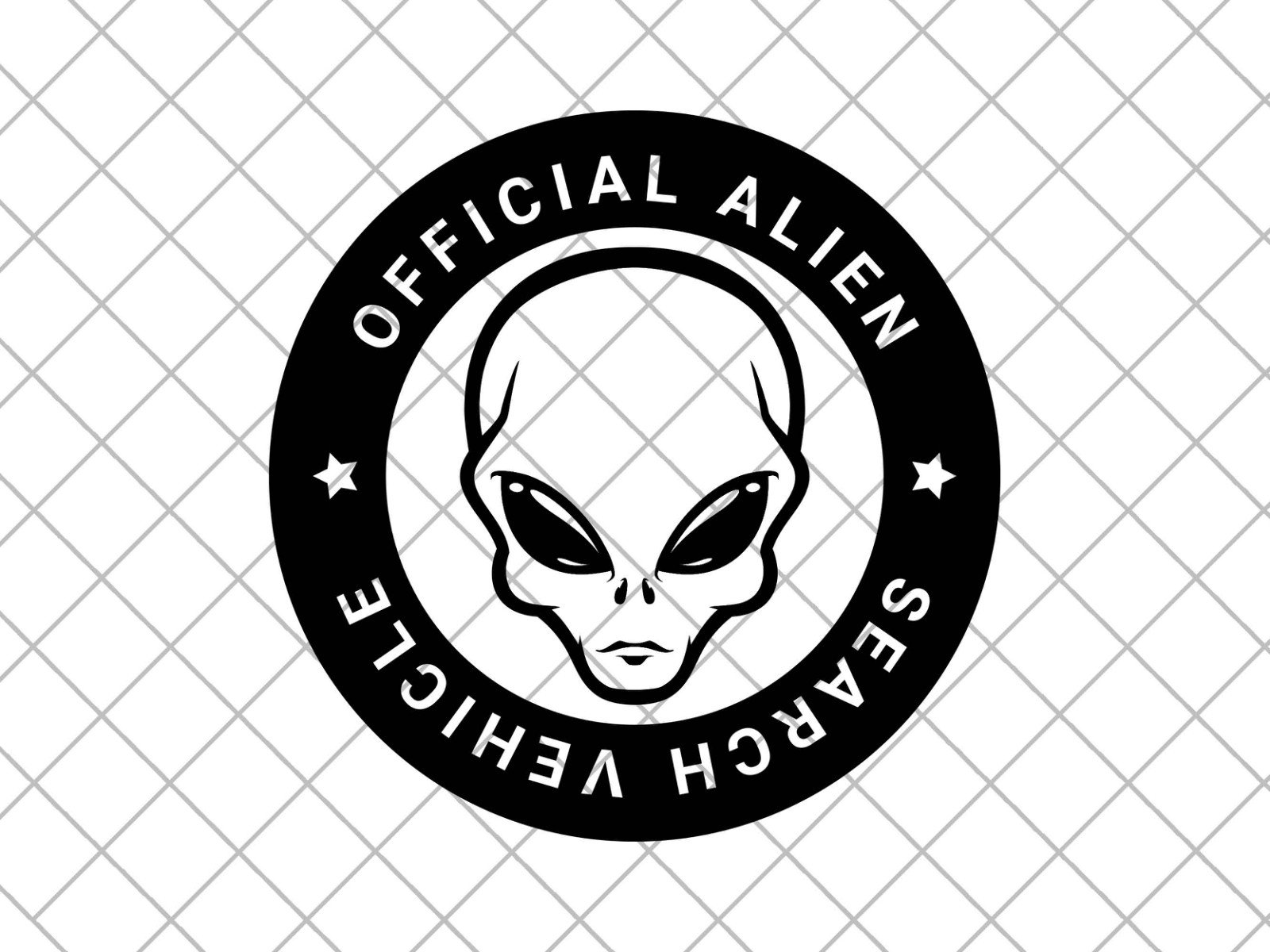 Official ALIEN Search Vehicle Vinyl Decal Sticker UFO Alien - Etsy