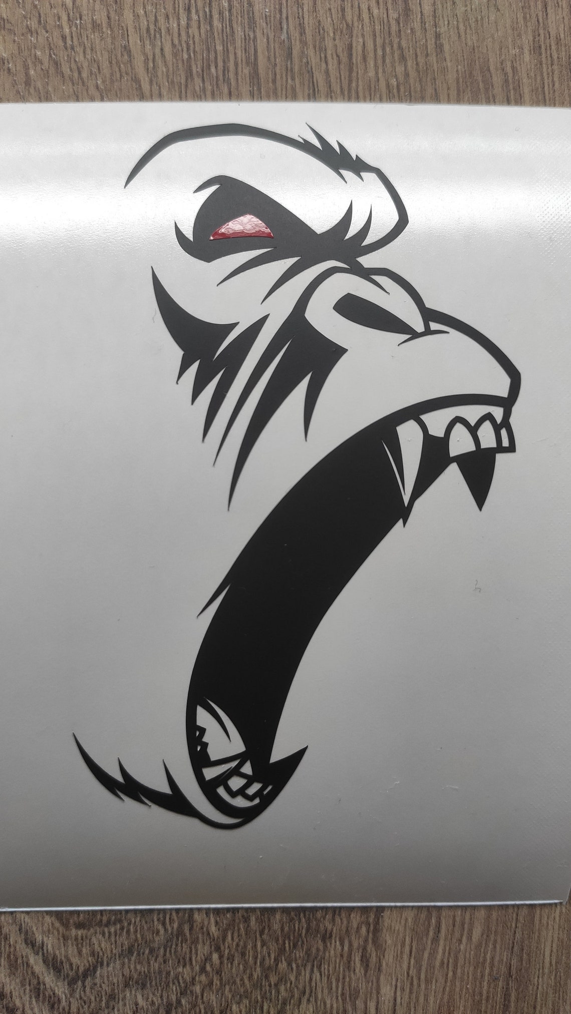 RED EYE Angry GORILLA Vinyl Decal Sticker, 4x4 Trucks Cars Vinyl Decal ...
