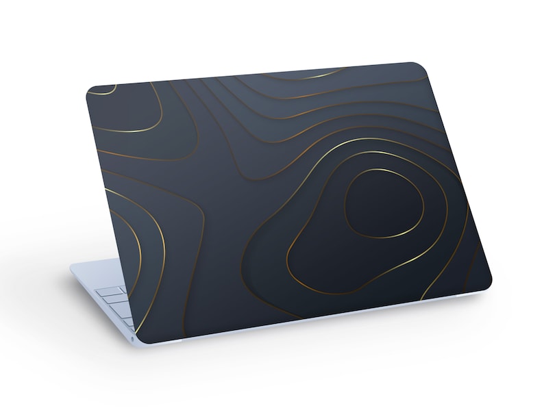 LUXURY Topography LAPTOP SKIN Decal Sticker, Topography Laptop Skin ...