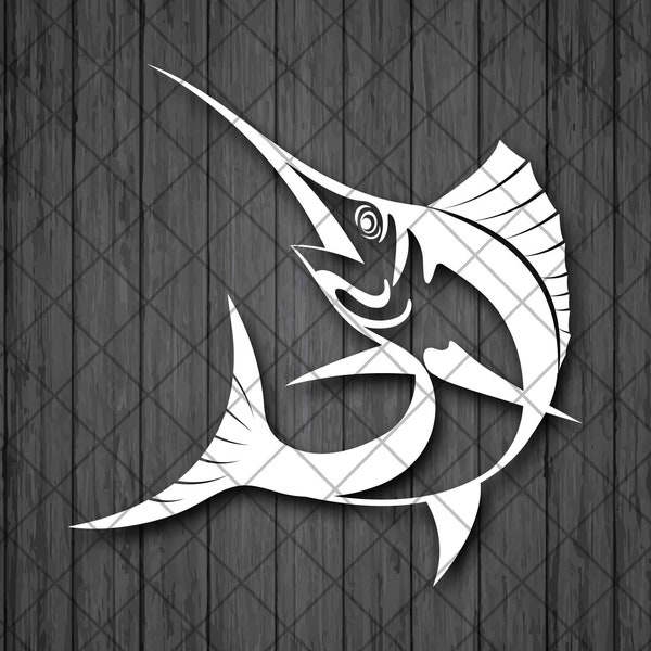 Swordfish Decal - Etsy