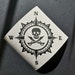 Pirate Skull Compass Vinyl Decal Sticker Compass Rose Ship - Etsy
