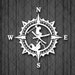 BIGFOOT Compass Vinyl Decal Sticker Compass Rose SASQUATCH - Etsy