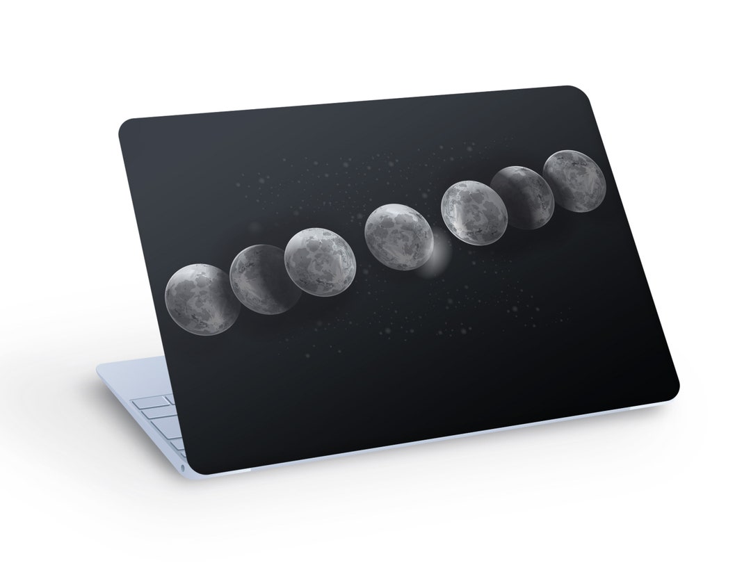 MOON Phases Skin LAPTOP Decal Sticker, Lunar Cycle Laptop Skin Decal ...