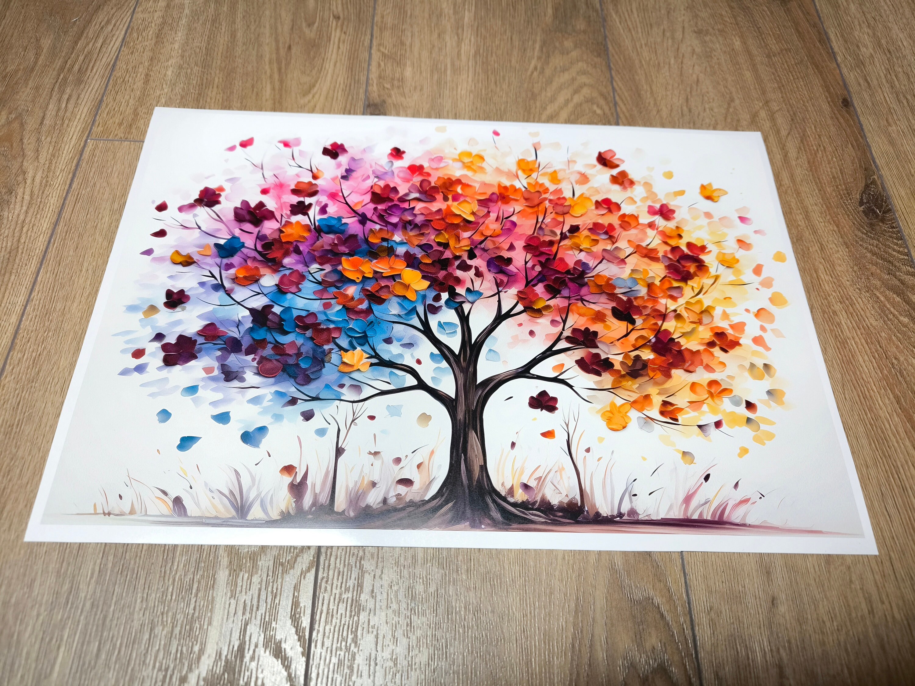 Vibrant Autumn TREE LAPTOP SKIN Decal Sticker, Ttree Laptop Skin Decal ...