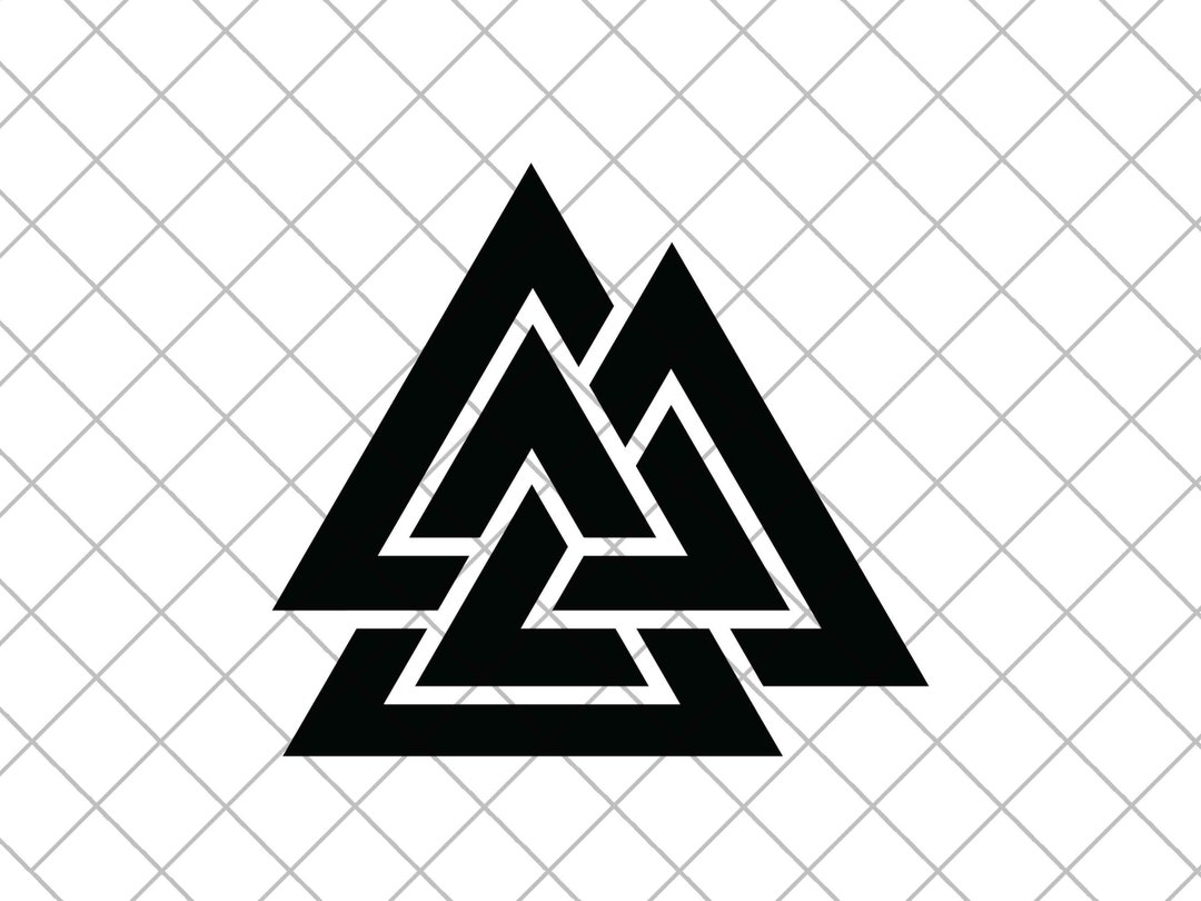 Valknut Vinyl CAR DECAL Sticker, Pagan Odin Asatru Norse Viking ...