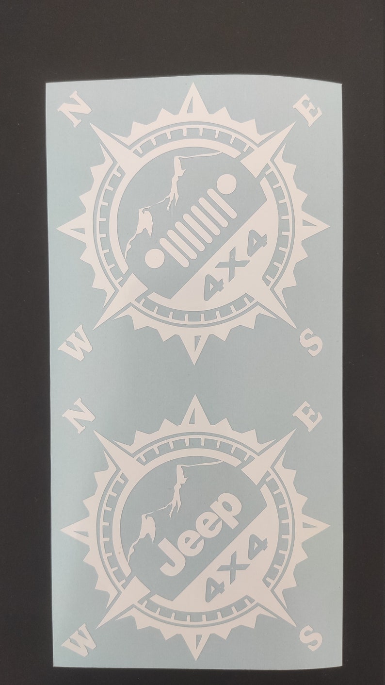 Mountain 4x4 off Road CUSTOM TEXT Compass Vinyl Decal Sticker - Etsy