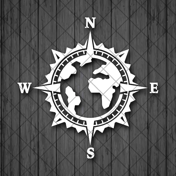 World Map Decal - Etsy