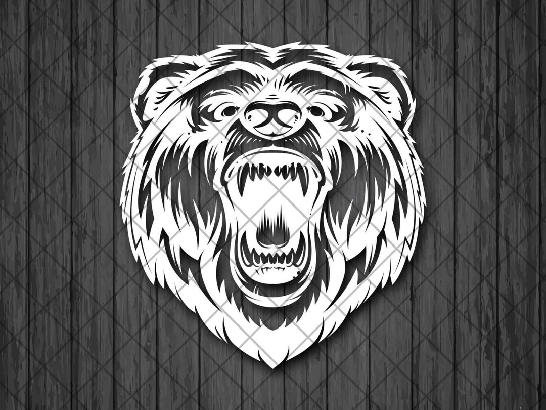 Bear Vinyl Decal Sticker,bear Hood Decal,bear Truck Decal, Laptop ...