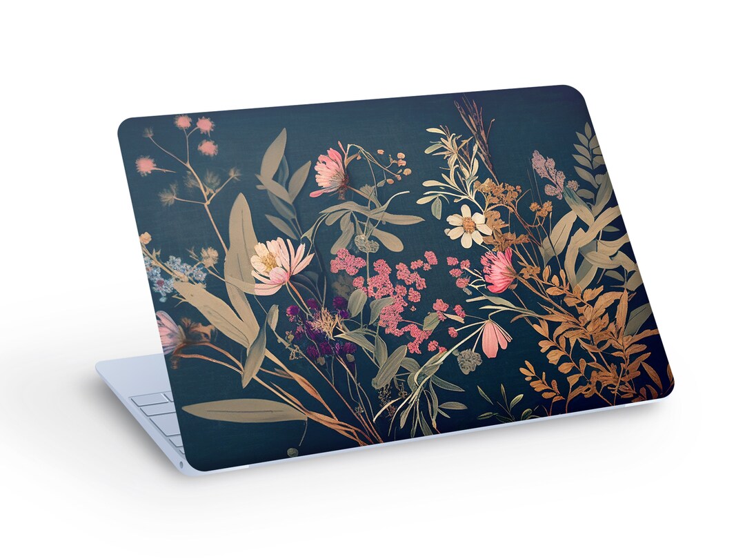 Natural Wild Flowers Laptop Skin, MacBook Skin, Laptop Skin Decal ...