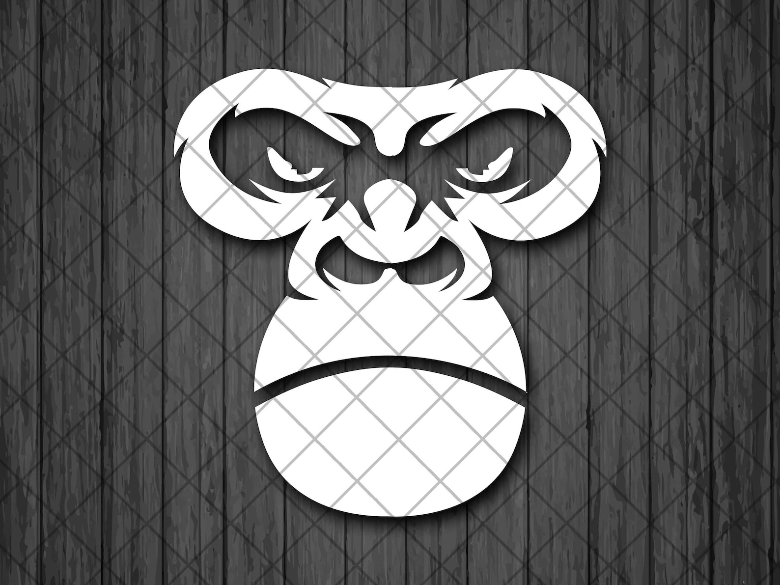 Angry Monkey Vinyl Decal Sticker 4x4 Trucks Cars Vinyl Decal - Etsy