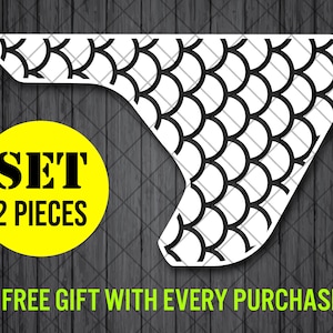 Fish Scales Fender Vent Vinyl Decal Sticker, JL / JLU / JT Fender Vent ...