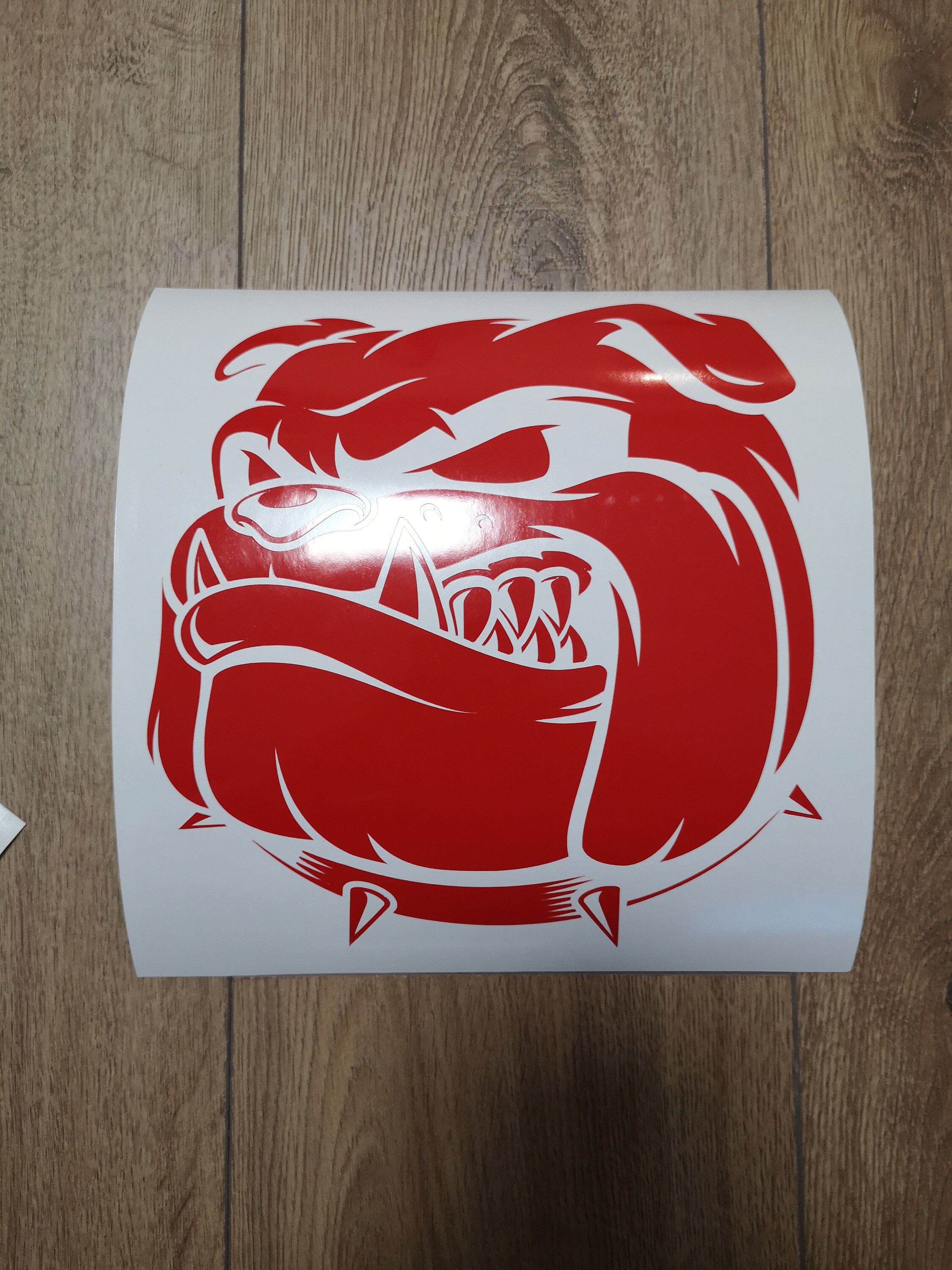 Mad Dog Vinyl Decal Sticker Bulldog Decal Angry Bulldog - Etsy