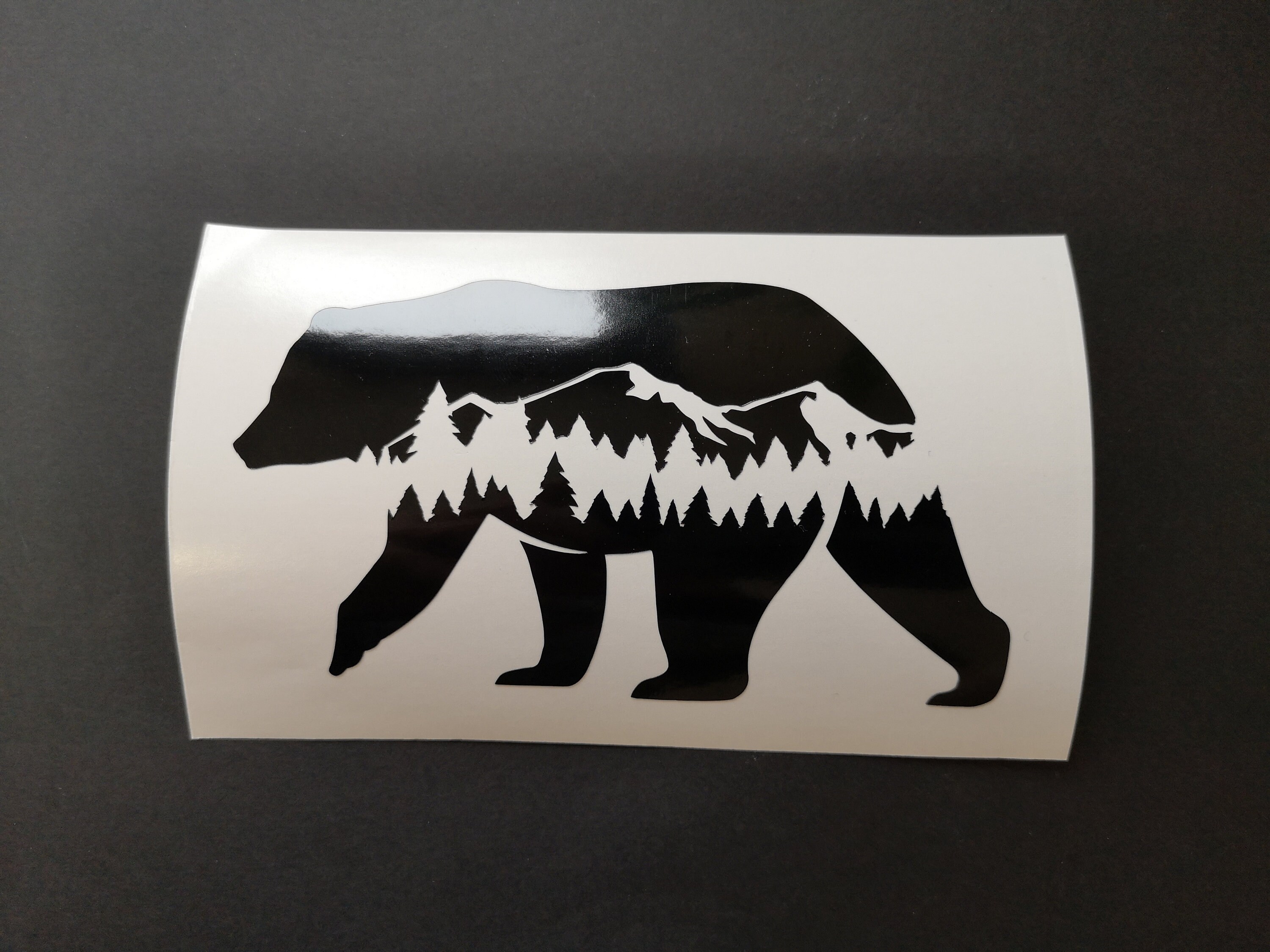 Bear Vinyl Decal Sticker Adventure Decal Mountain Decal | Etsy