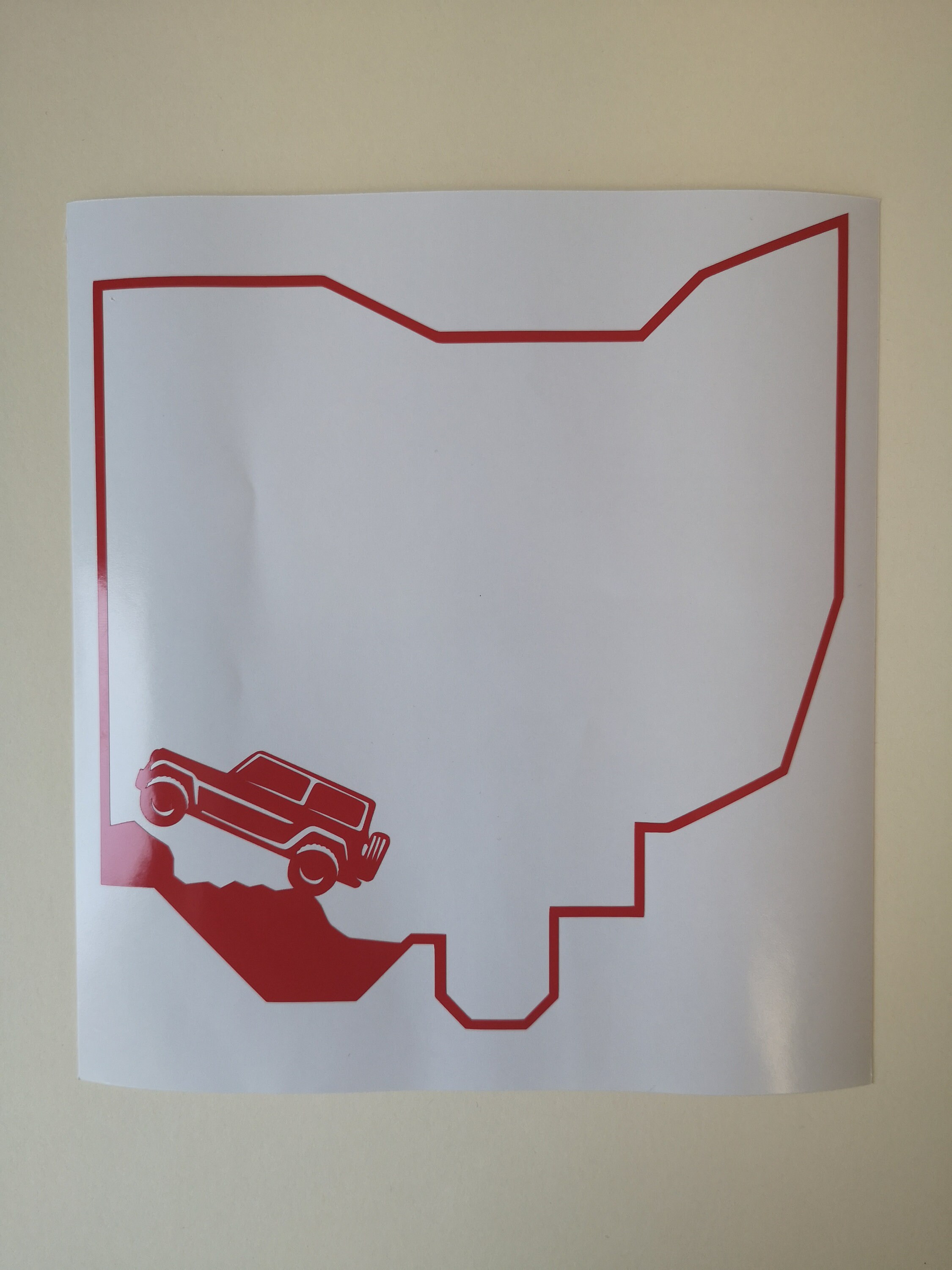 Off-road Car State Vinyl Decal Sticker Your State With the | Etsy