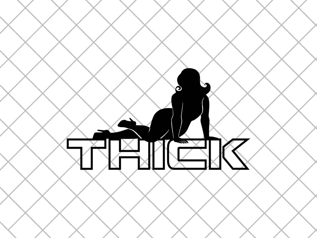 Thick Sexy Big Chick Vinyl Decal Sticker Car Decal Truck Window Sticker