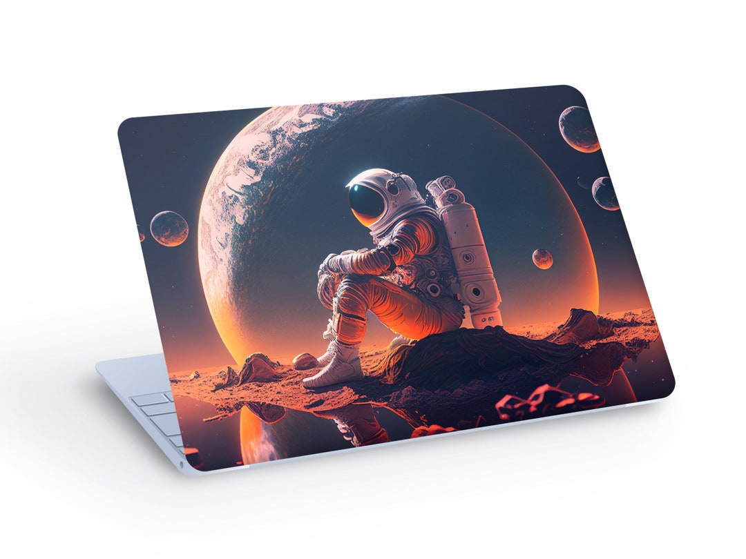 Sitting ASTRONAUT LAPTOP SKIN Decal Sticker, Astronaut Meditating in ...
