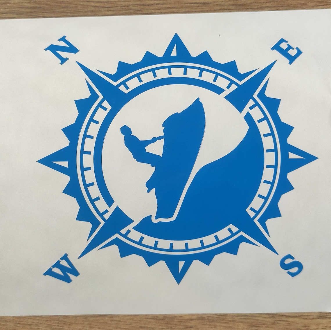 Jet Ski Vinyl Decal Sticker Watercraft Decal Compass Rose - Etsy