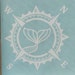 MERMAID Compass Vinyl Decal Sticker Compass Rose Ocean - Etsy