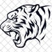 TIGER Vinyl Decal Sticker, Angry TIGER Decal, TIGER Truck Decal, Tiger ...