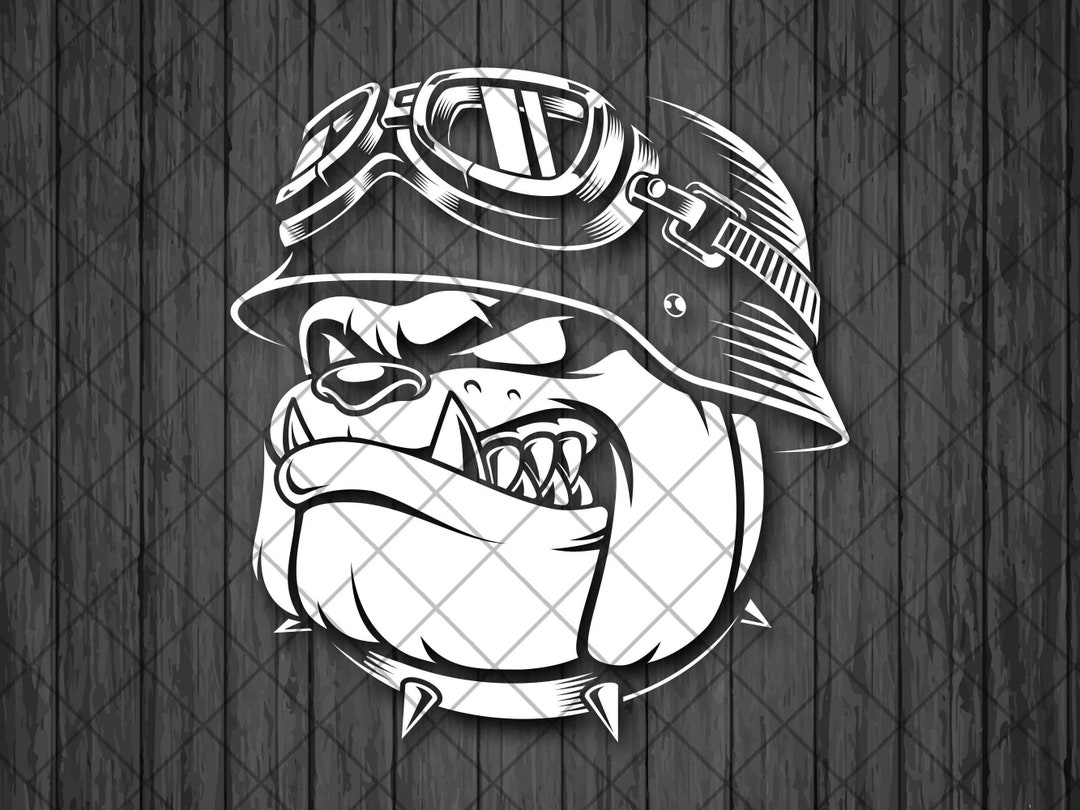 Mad Dog Vinyl Decal Sticker, Bulldog Decal, Angry Bulldog Decal for 4x4 ...