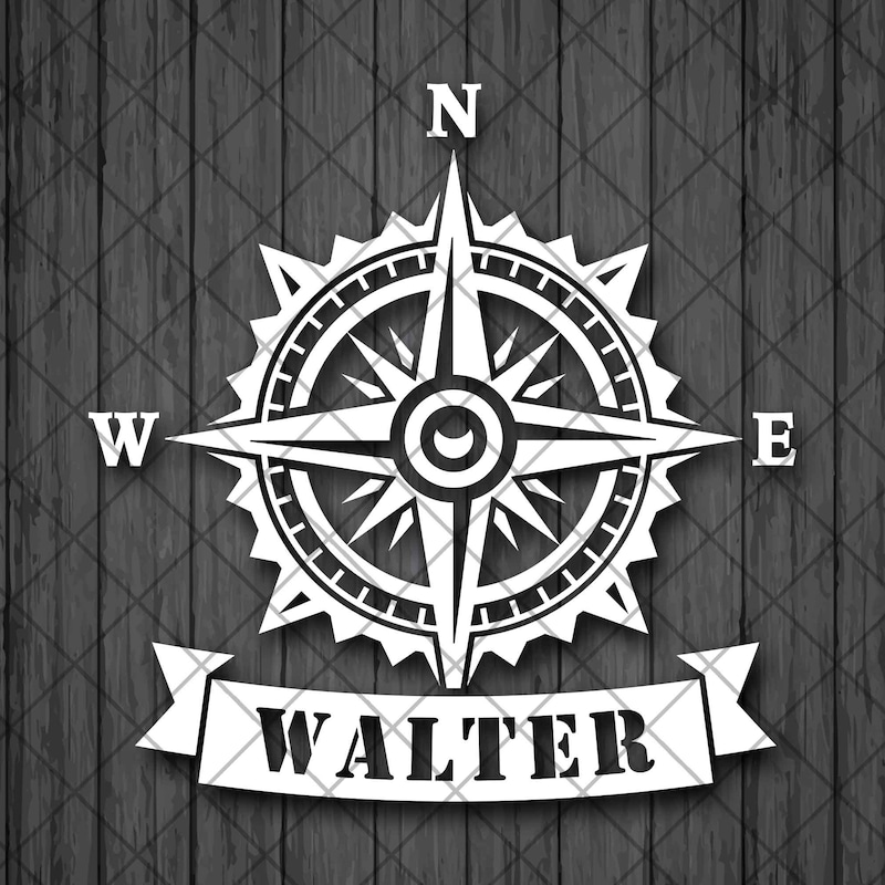 Compass Decal - Etsy
