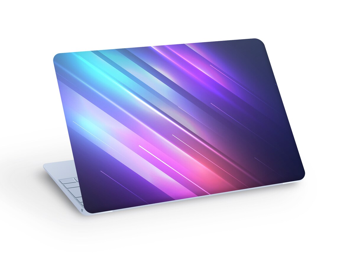 ABSTRACT Neon Glow Light Effect LAPTOP SKIN Decal Sticker - Etsy