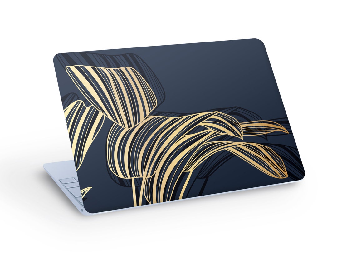Luxury LEAVES LAPTOP SKIN Decal Sticker, Abstract Leaves Plants Laptop ...