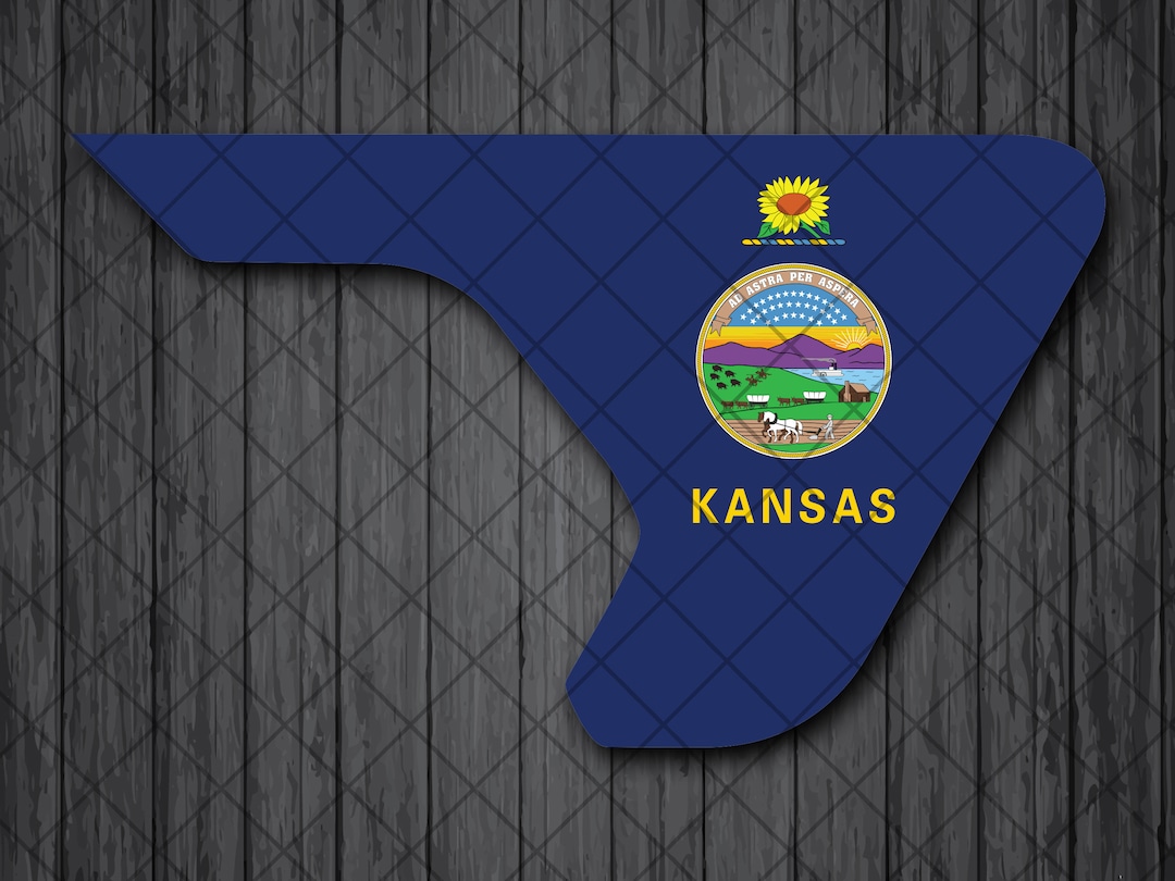 Kansas State Fender Vent Vinyl Decal Sticker, JL / JLU / JT Fender Vent ...