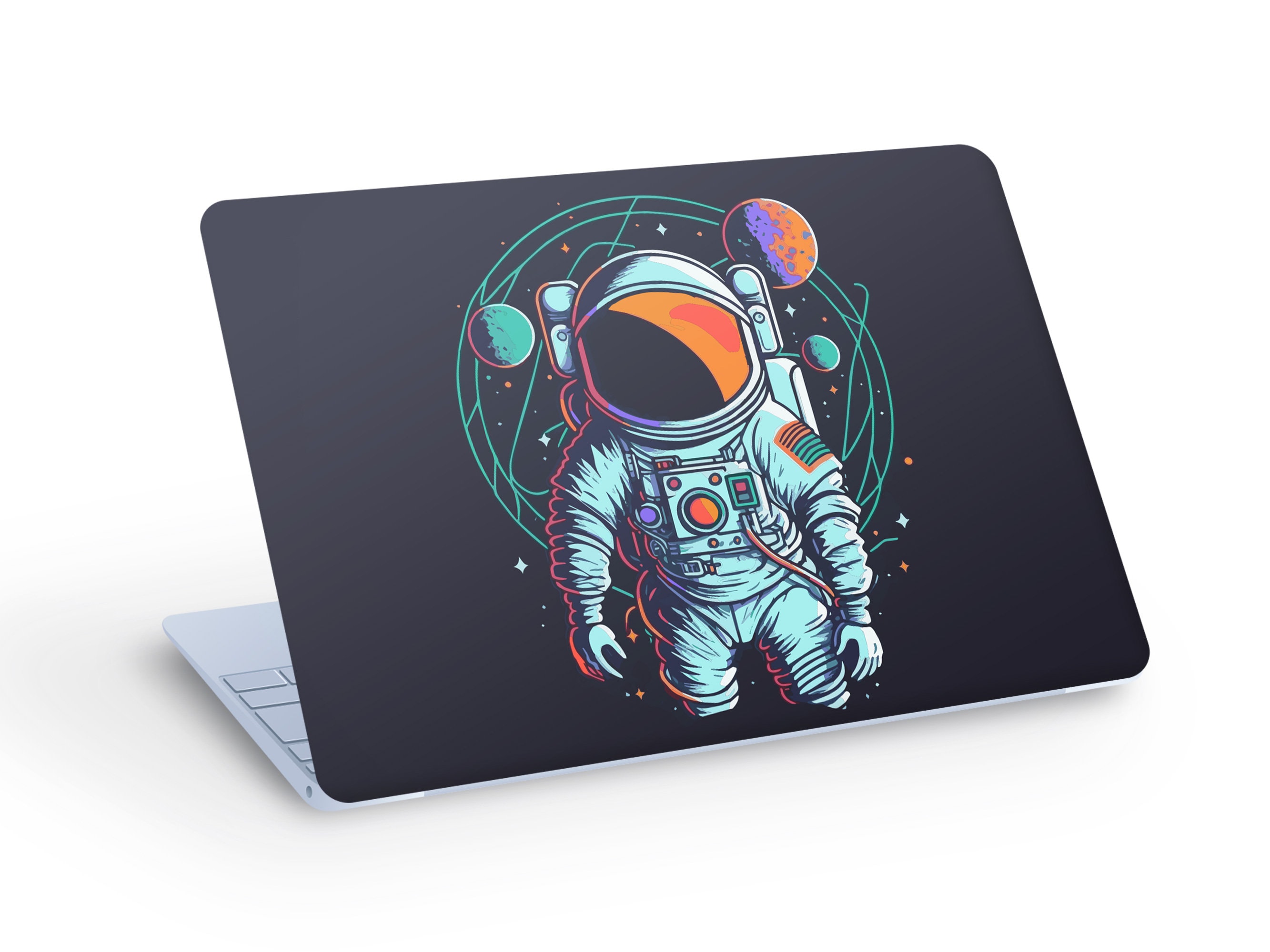 ASTRONAUT in Space LAPTOP SKIN Decal Sticker, Astronaut Laptop Skin ...