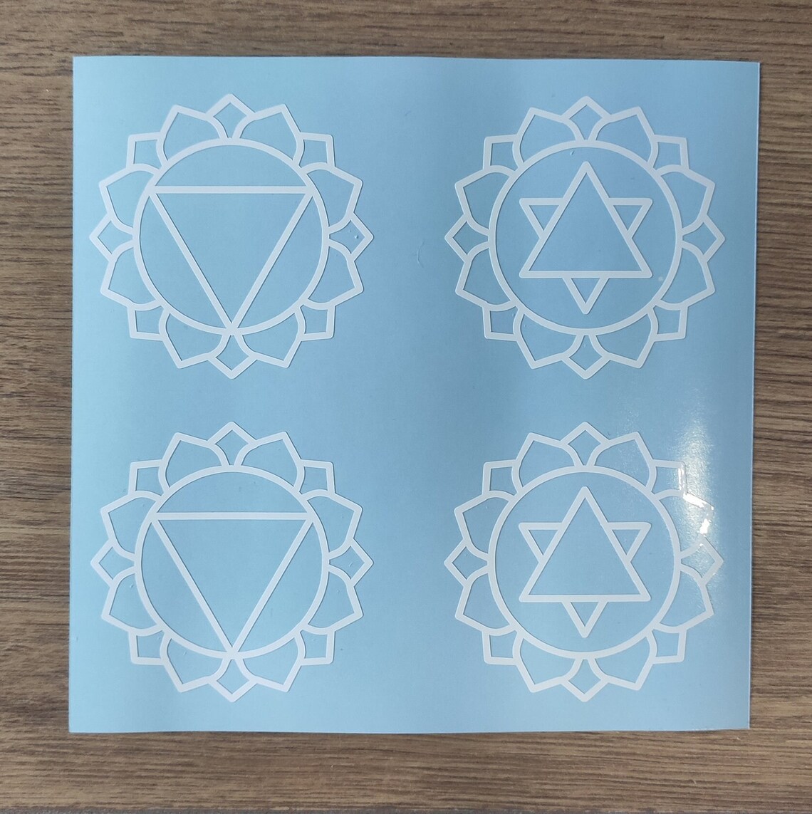 Anahata Chakra Decal, Reiki Symbols Sticker, Chakra Symbol Wall Decor ...