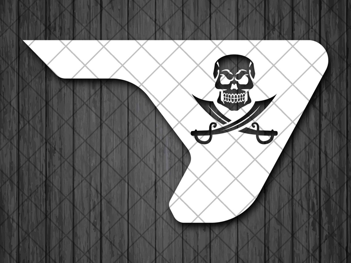 Pirate Skull Fender Vent Vinyl Decal Sticker JL / JLU / JT | Etsy