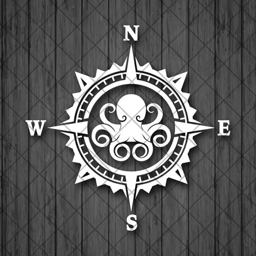 Pirate Compass Decal Sticker Nautical Car Truck Window Laptop - Etsy