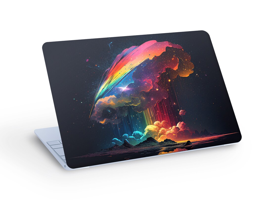 Abstract Meteorite Rain LAPTOP SKIN Decal Sticker, Abstract Meteorite ...
